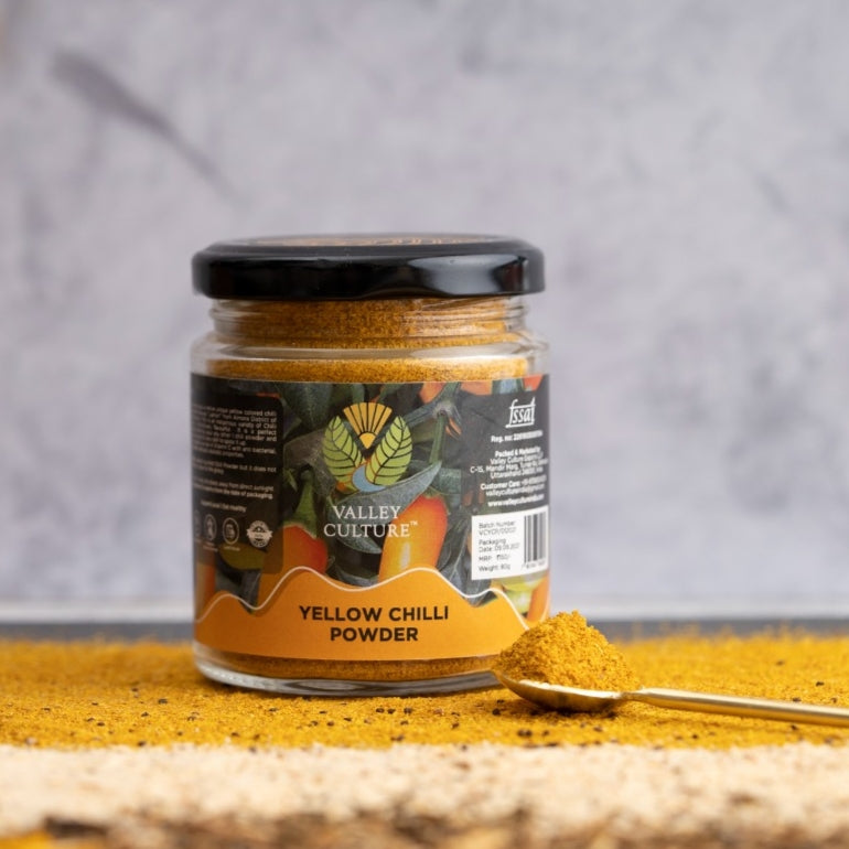 Buy Himalayan Yellow Chilli Powder Online at Valley Culture